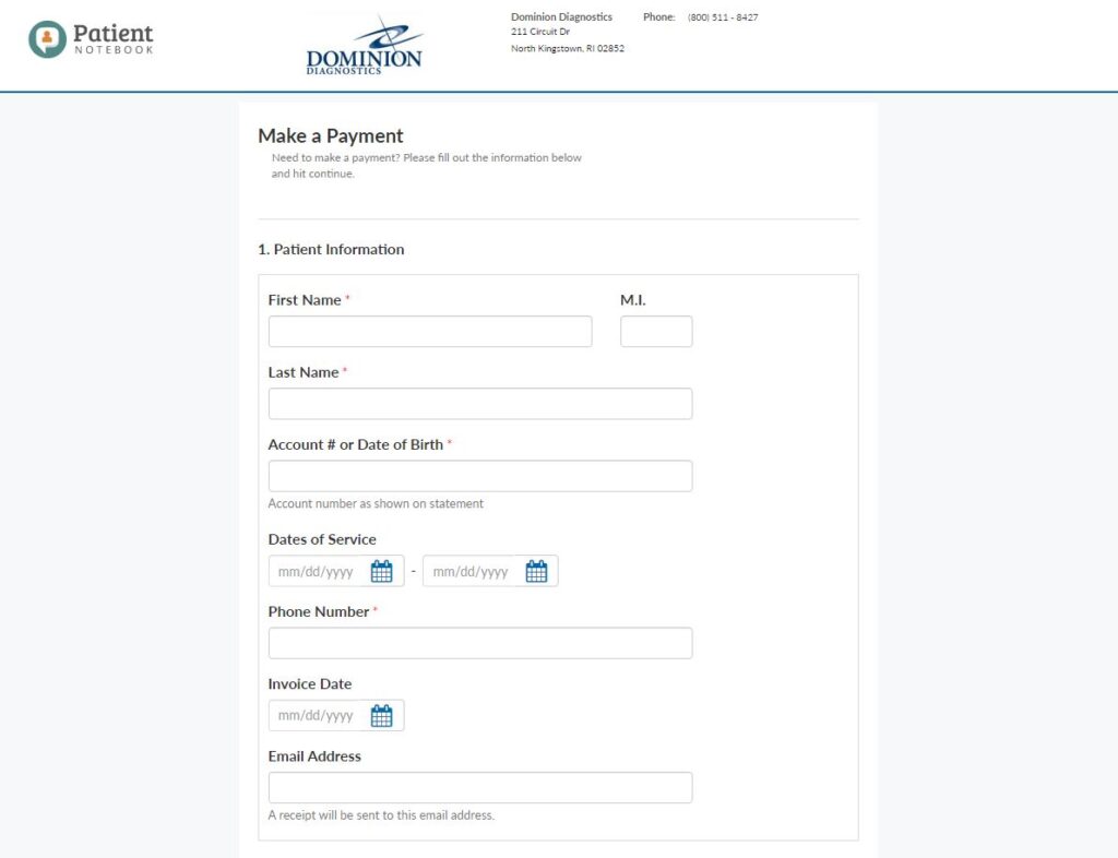 PATIENT BILL PAY - Dominion Diagnostics